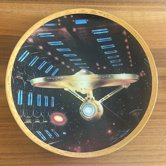 Hamilton | Other | Star Trek Movie Plates Uss Enterprise Ncc71a ...